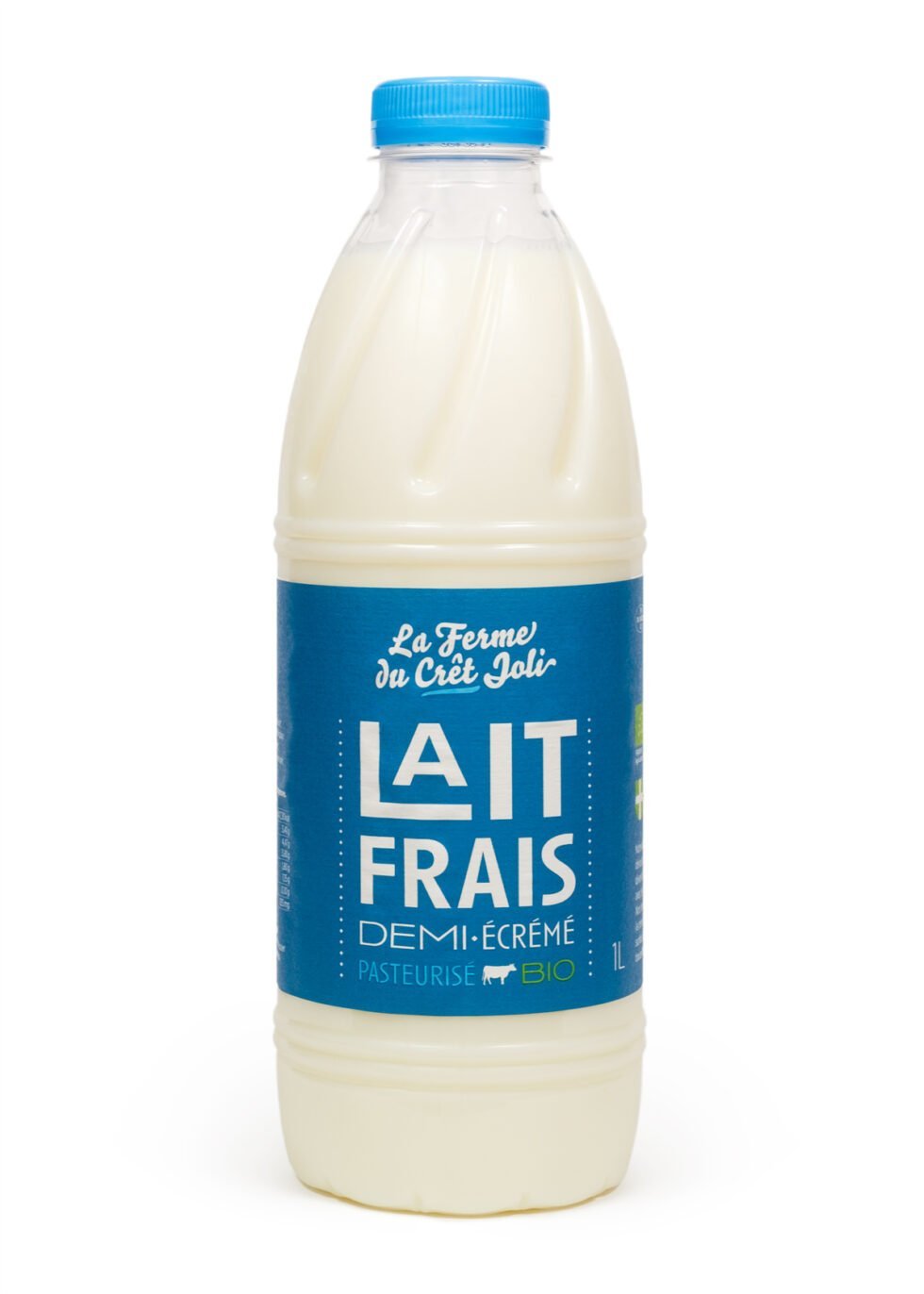 Lait frais demi-écrémé BIO | La ferme du Crêt Joli | 1L | Le Camion ...